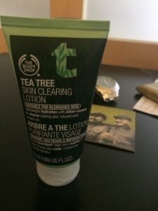 Body Shop Tea Tree Skin Clearing Lotion for Athletes