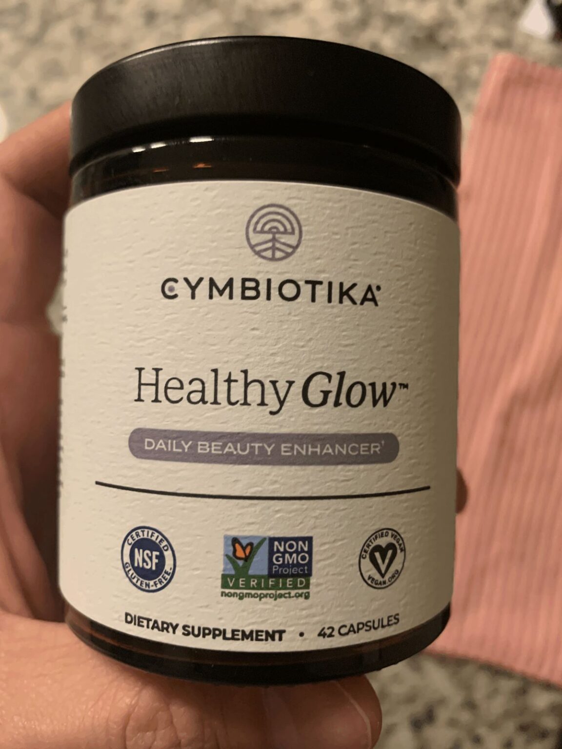 Cymbiotika Healthy Glow Customer Review | Skinny Yoked